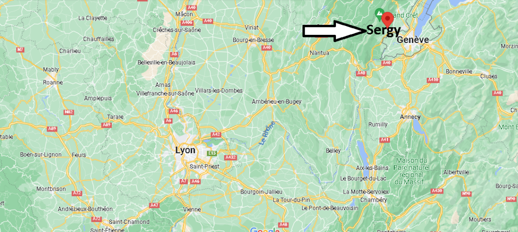 Où se situe Sergy (01630) | Où se trouve