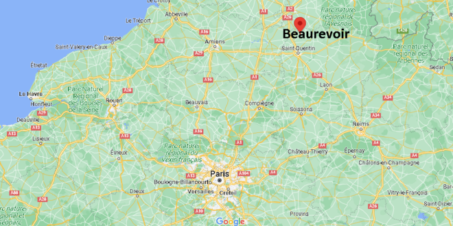 Où se trouve Beaurevoir? Où se situe Beaurevoir (02110) | Où se trouve