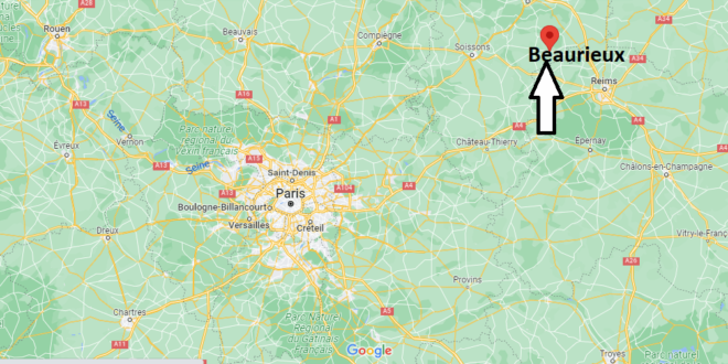 Où se trouve Beaurieux? Où se situe Beaurieux (02160) | Où se trouve